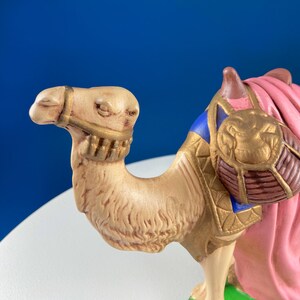 Large Standing Nativity Camel. Vintage Colorful Camel. Christmas ...