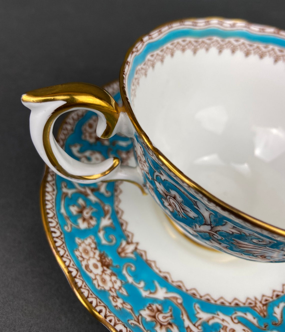 Vintage Tea Cup With Saucer. Crown Staffordshire Fine Bone China ...