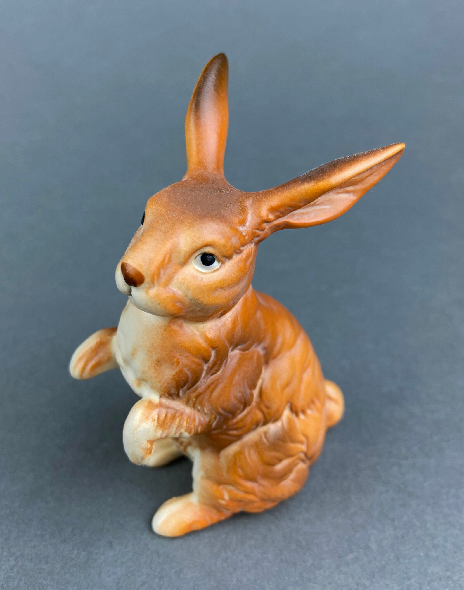 Vintage Bunny Figurines. Pair of Hand Painted Porcelain - Etsy