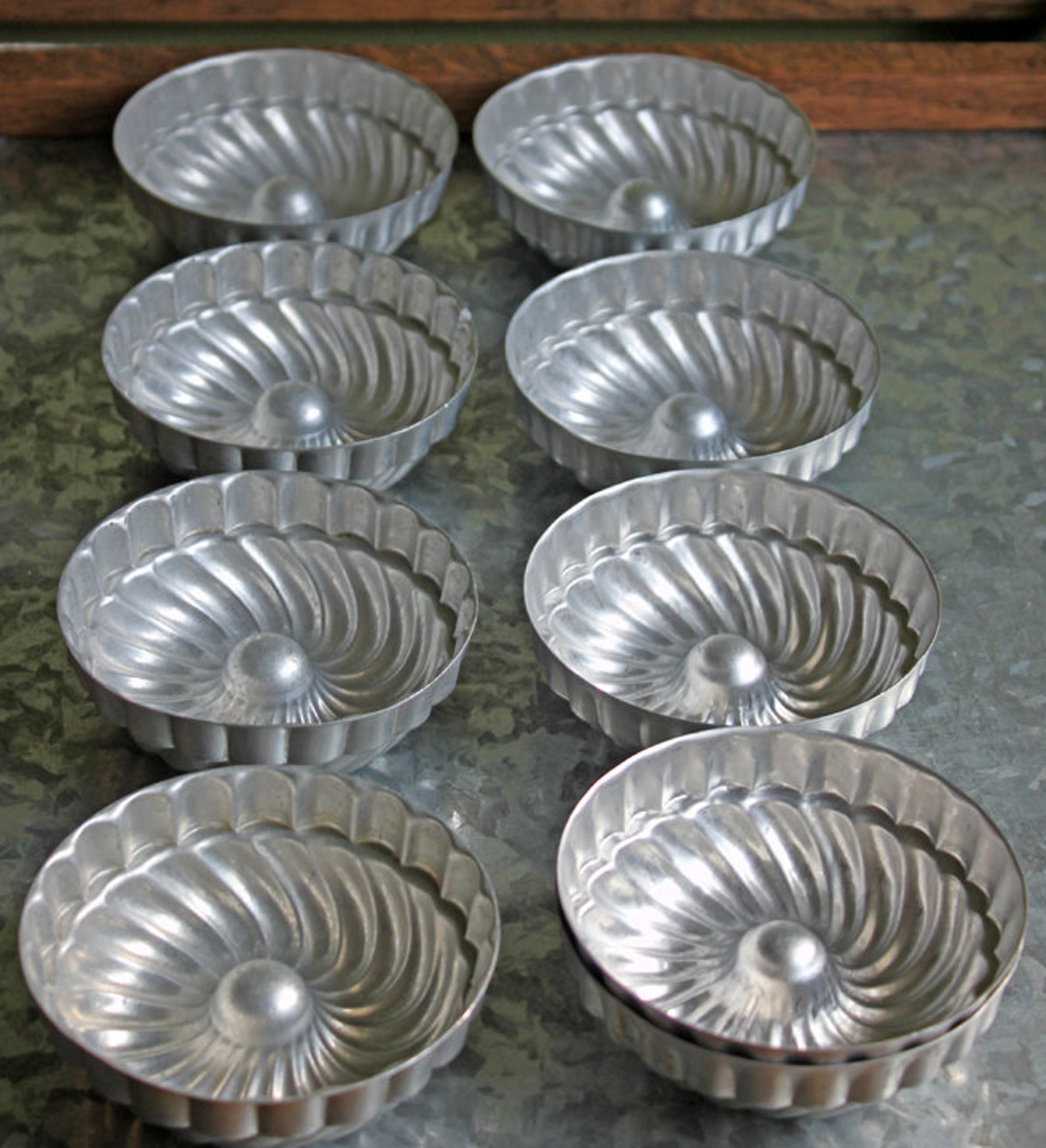 Vintage Small Baking Pans or Jelly Forms. Set of Nine. - Etsy