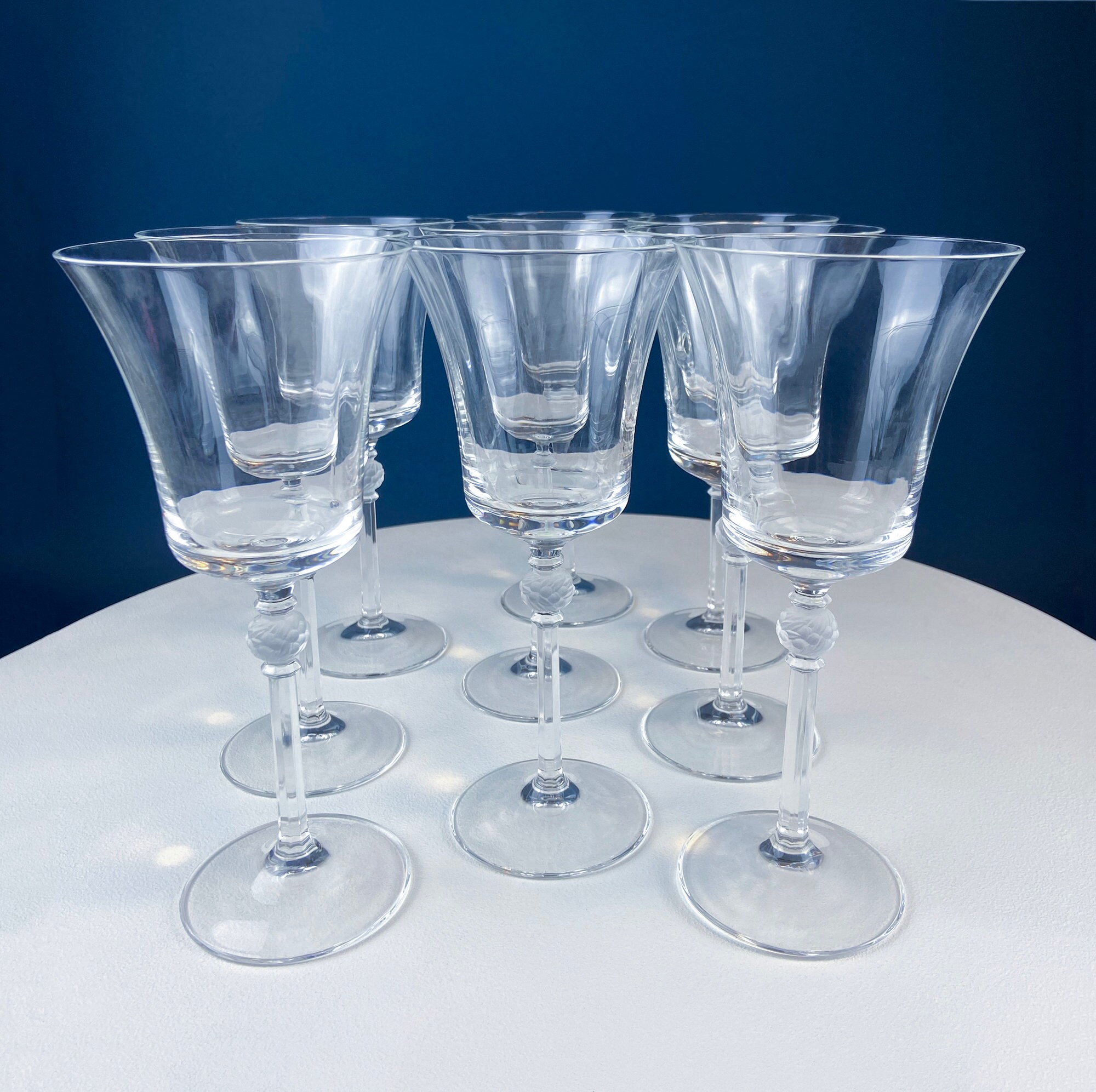 Laura by Rogaska Crystal Water/iced Tea Goblets. Set of 6. Miller ...