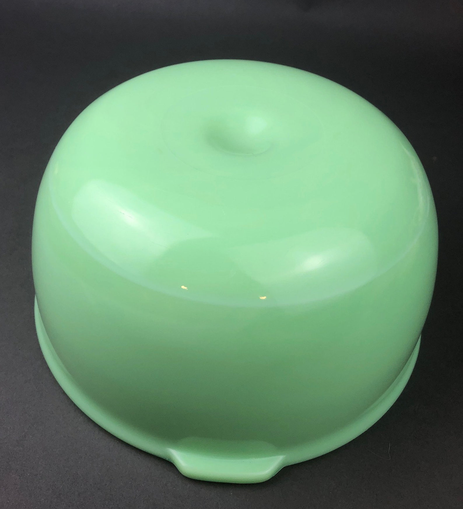 Antique Jadeite Mixing Bowl With Handles. Large Green Bowl. - Etsy