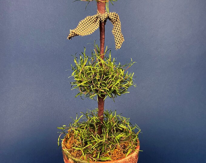 Topiary. Three Tiered Topiary Tree in a Clay Pot. Shabby Chic Decor ...