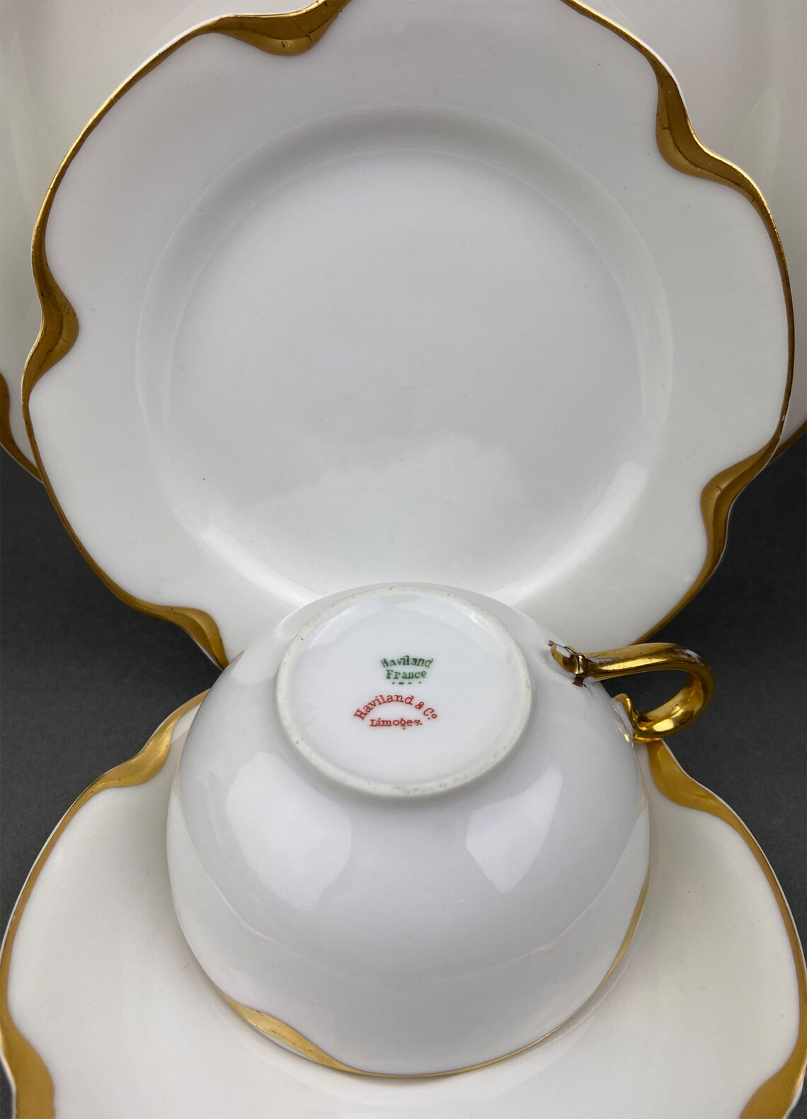 Antique Limoges Porcelain Serving Set. Tea or Coffee Cup With - Etsy