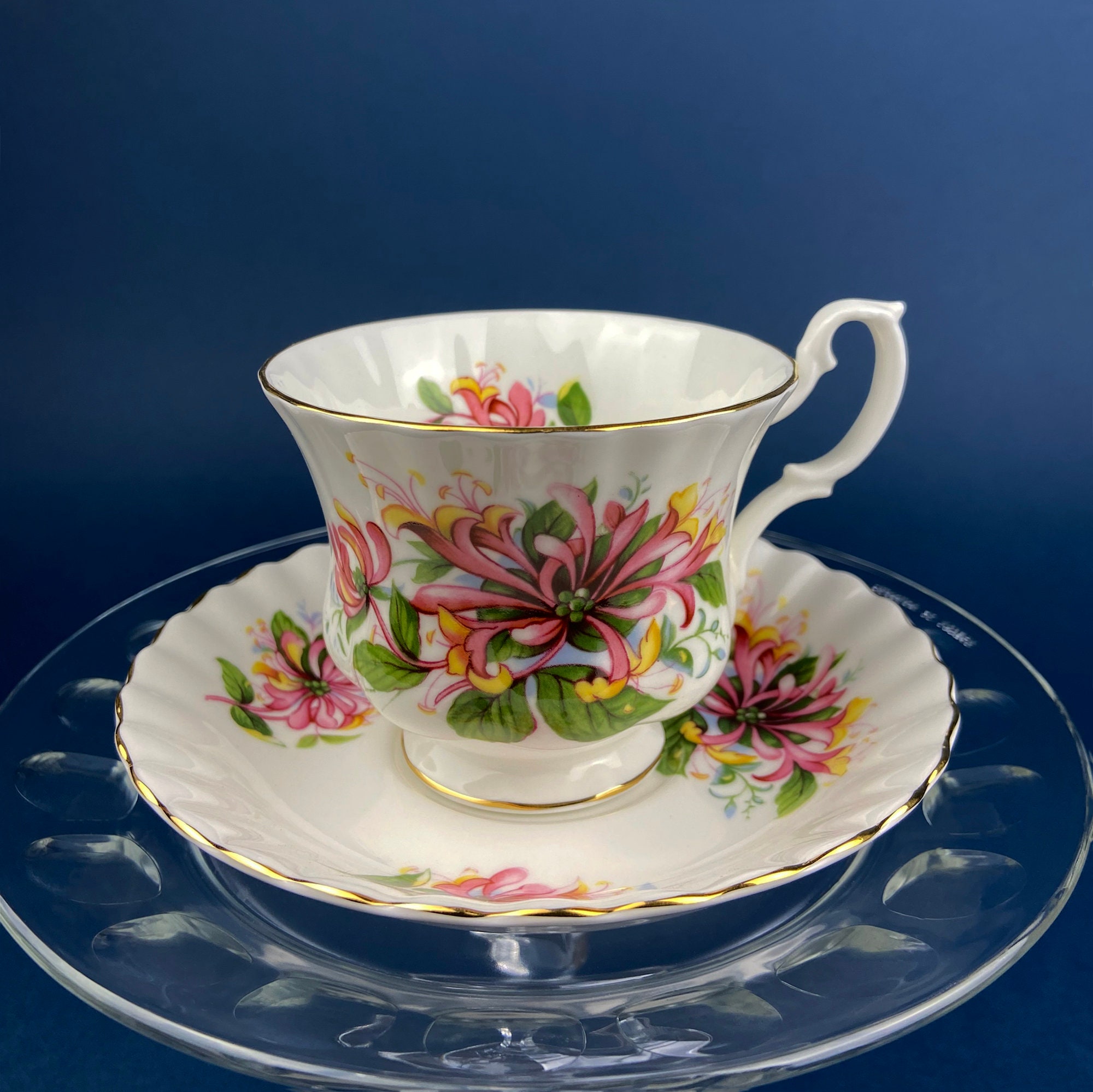 Royal Albert Primrose Hill Cup and Saucer, Vintage Bone China Tea Set ...