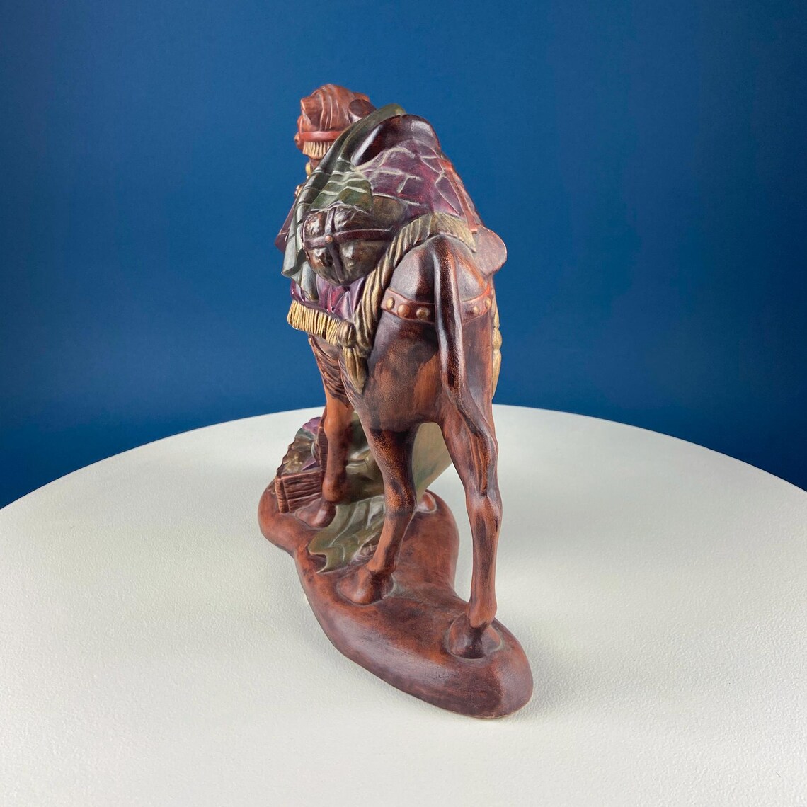 Large Standing Nativity Camel by Atlantic Mold, 1972. Vintage Brown ...