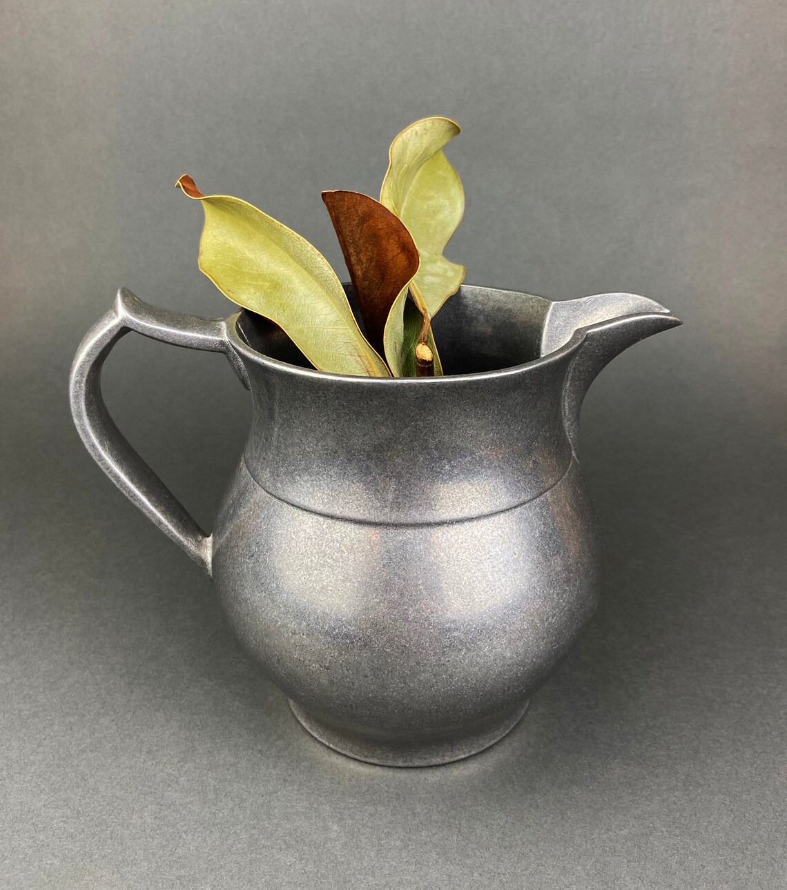 Vintage Pewter Pitcher. Large Collectible Pitcher. Home - Etsy