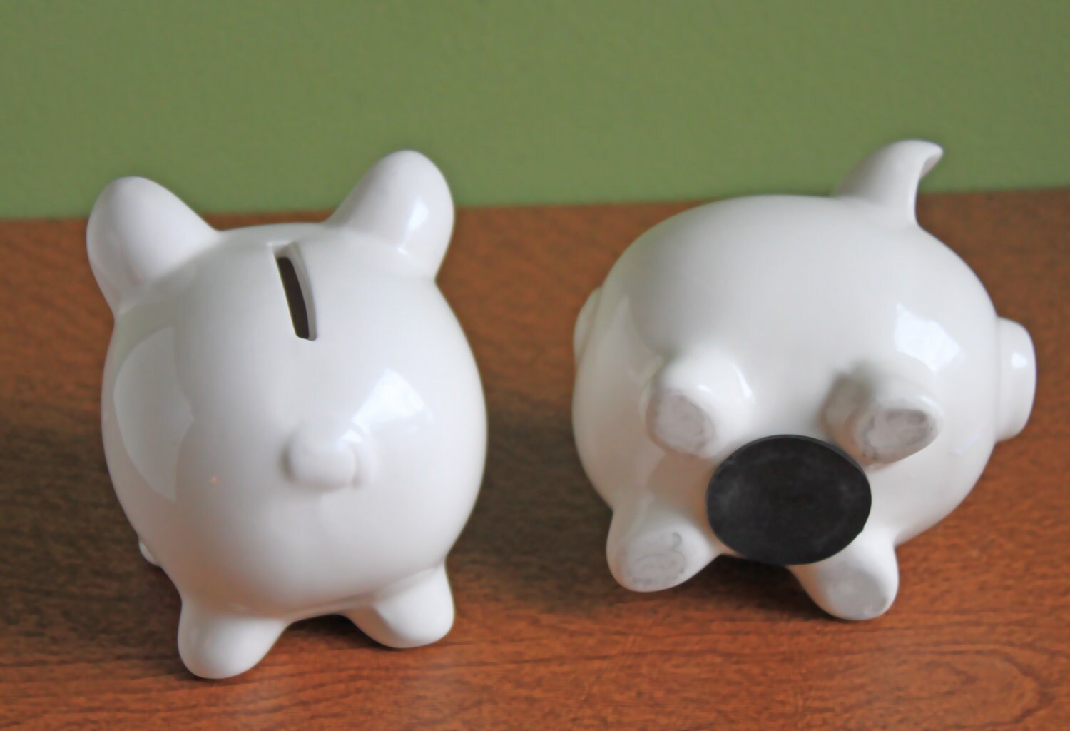 Two Piggy Banks - Etsy