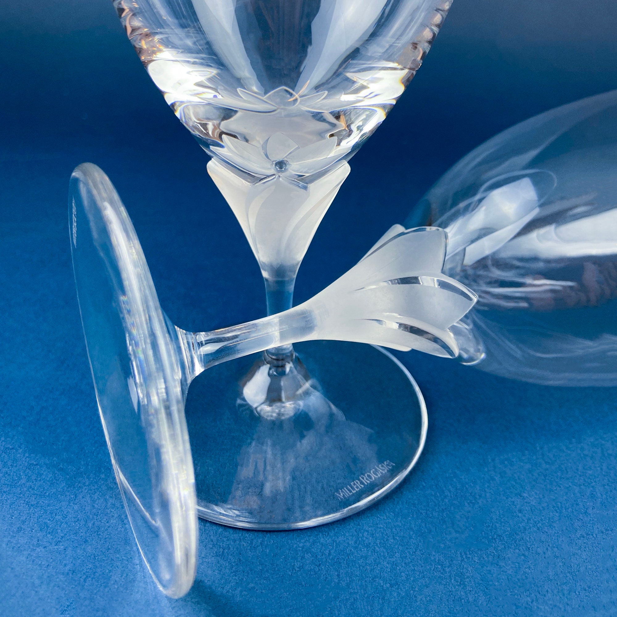 Laura by Rogaska Crystal Water/iced Tea Goblets. Set of 6. Miller ...