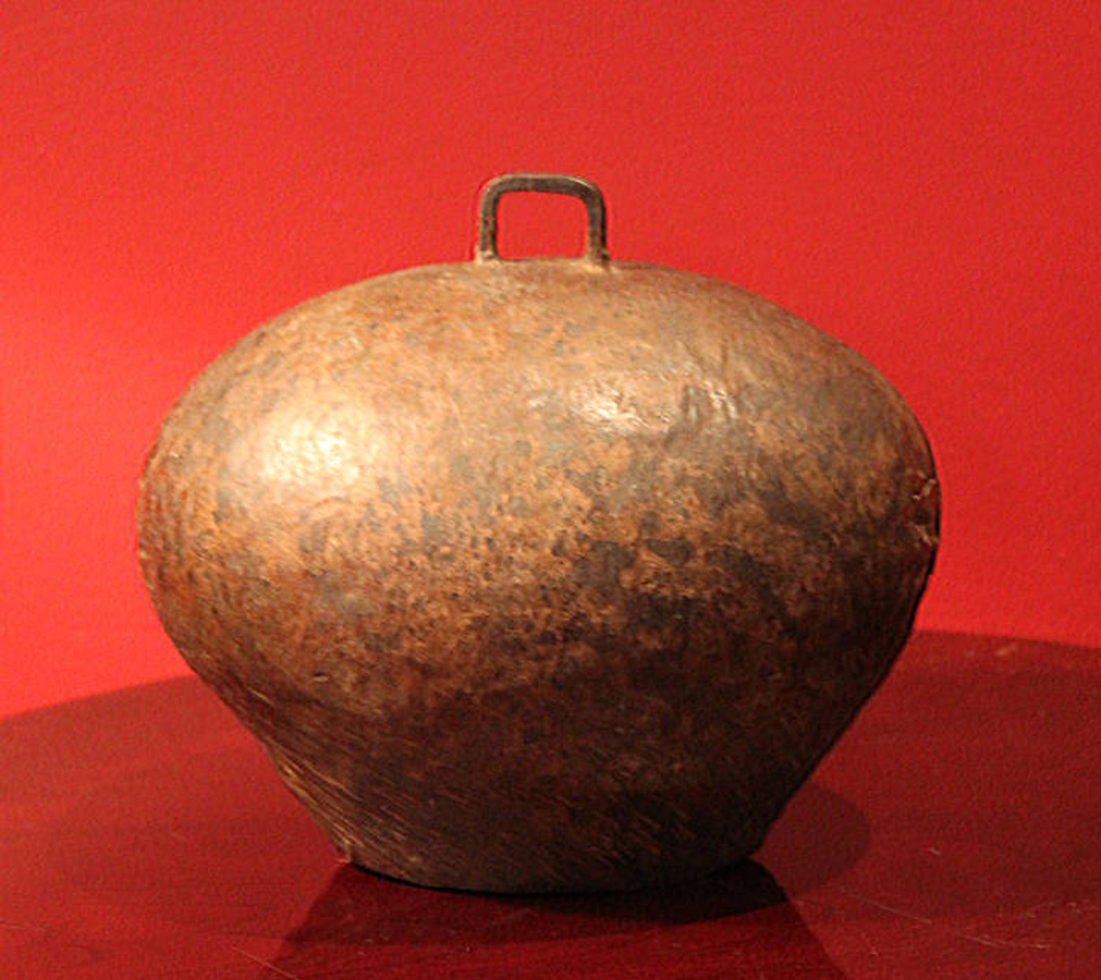Vintage Bell. Extra Large Hand Hammered Copper Bell. Bell for Rustic ...