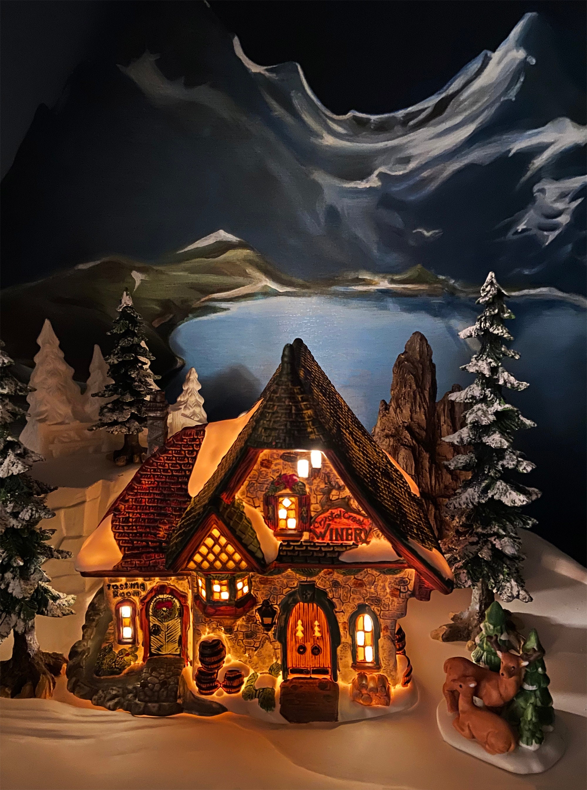 Tally Ho Tavern. Christmas Village House by Santa's Workbench ...