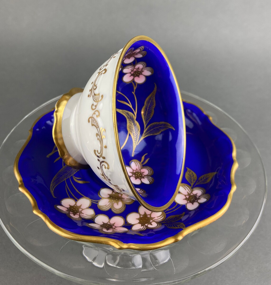 Antique Tea Cup and Saucer. Schumann Porcelain Made in - Etsy