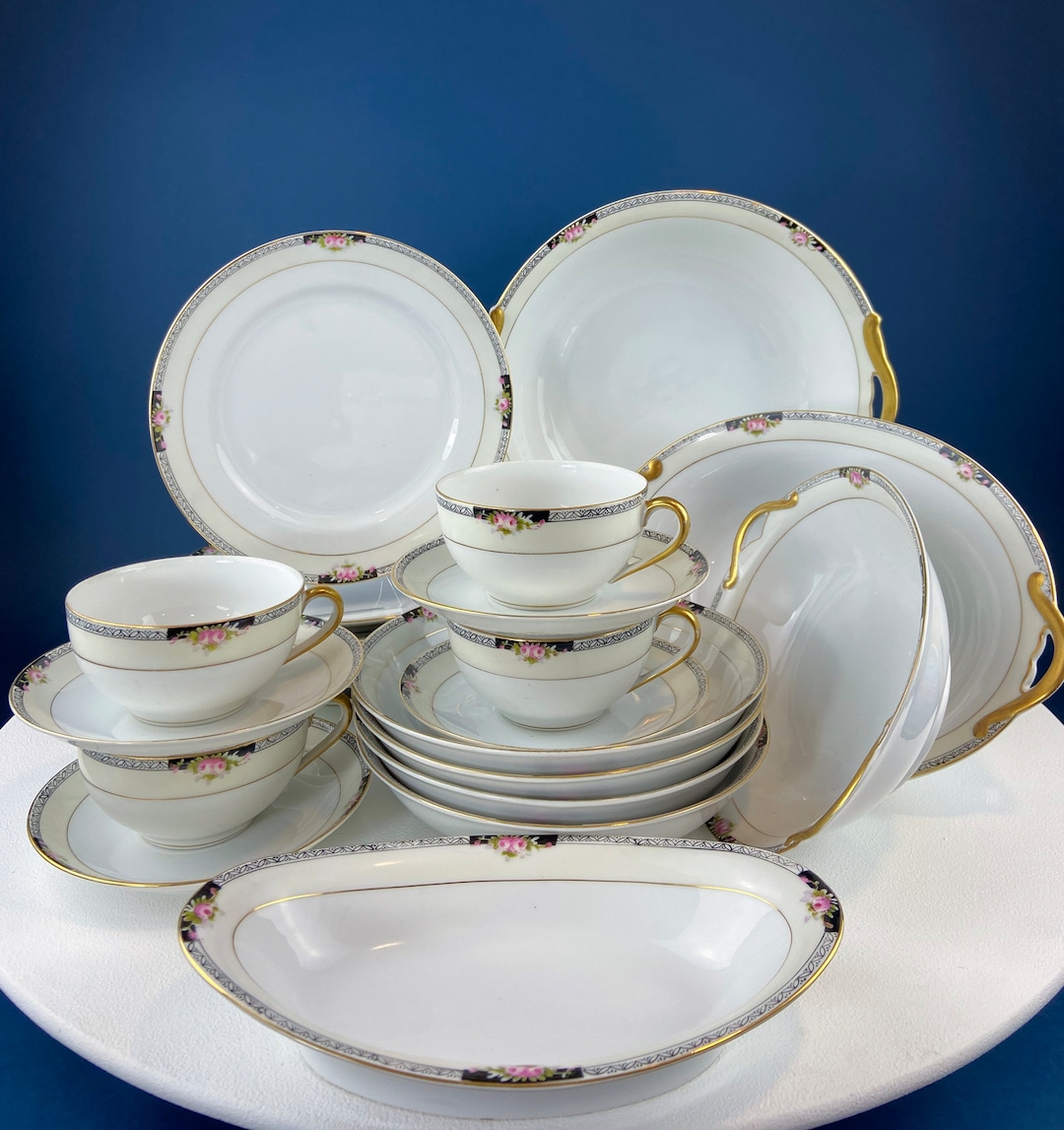 Classic Noritake Vintage Dinnerware. Beechmont Pattern. Small Rose ...
