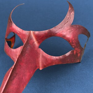 Carnival Mask. Metal, Cirque Du Soleil Mask. Bird Like Life Size, Adult ...