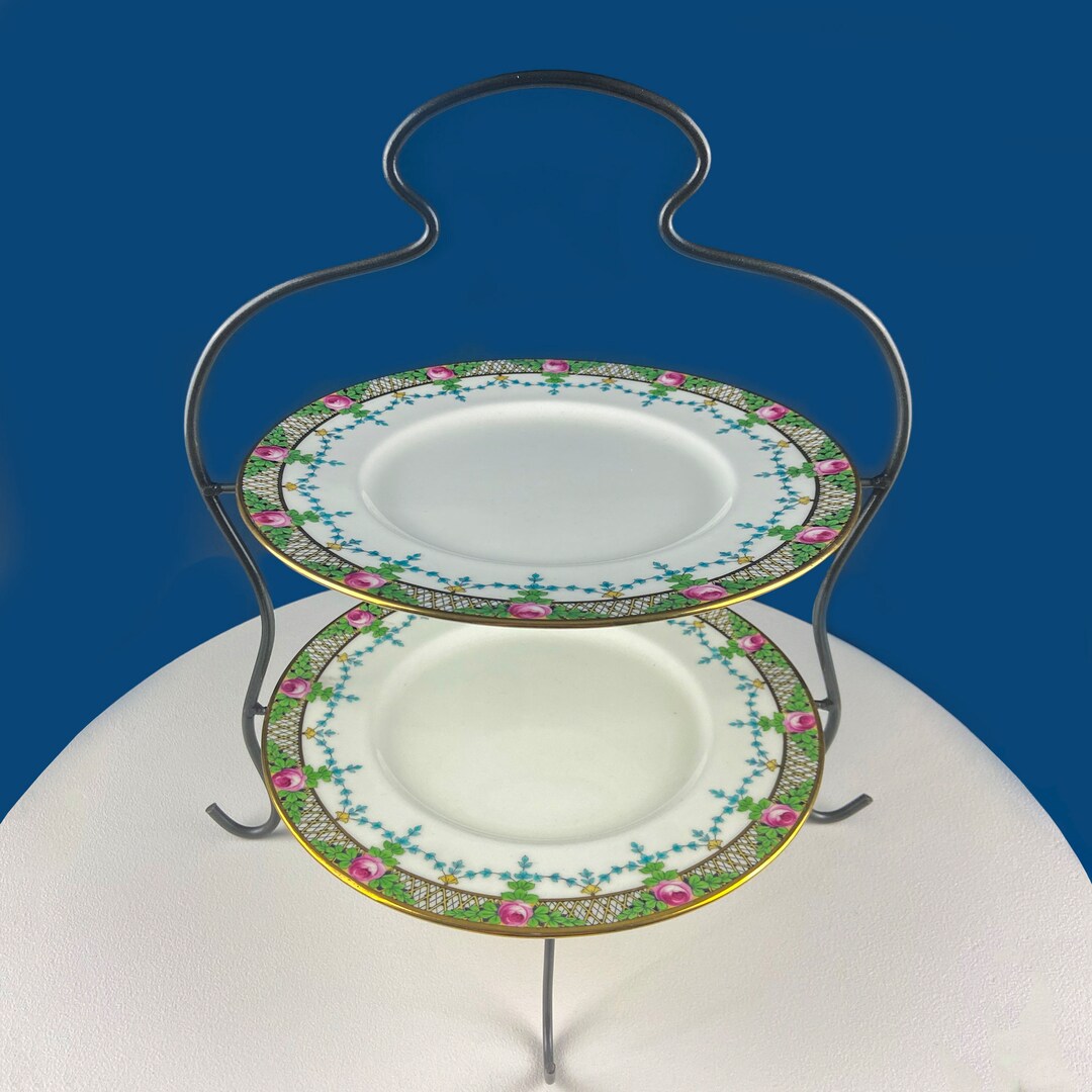 Vintage Display Stand for Sweets, Baked Goods, Cup Cakes, Fruit. Two ...