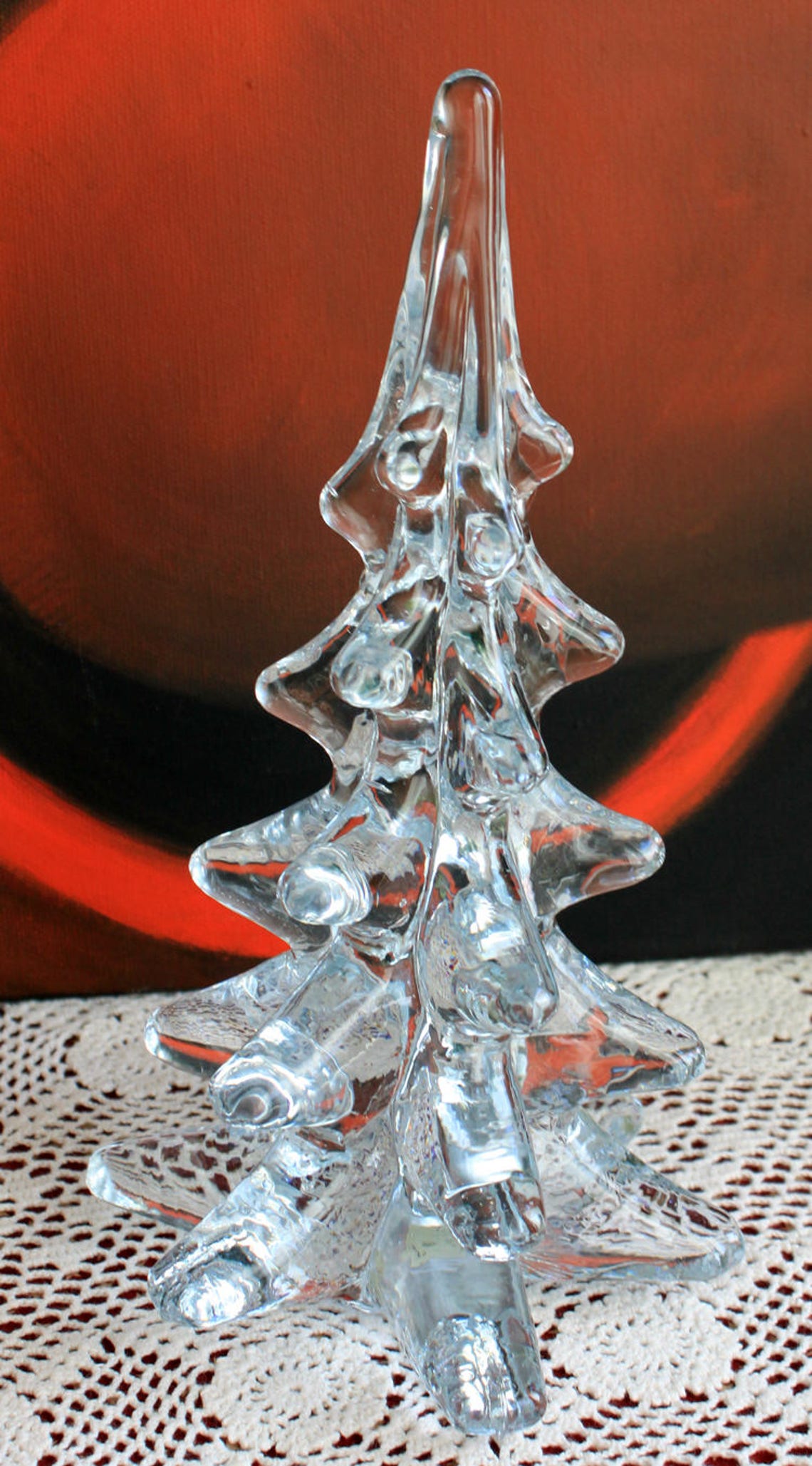 Crystal Tree Sculpture. Art Christmas / Winter / Year Round | Etsy