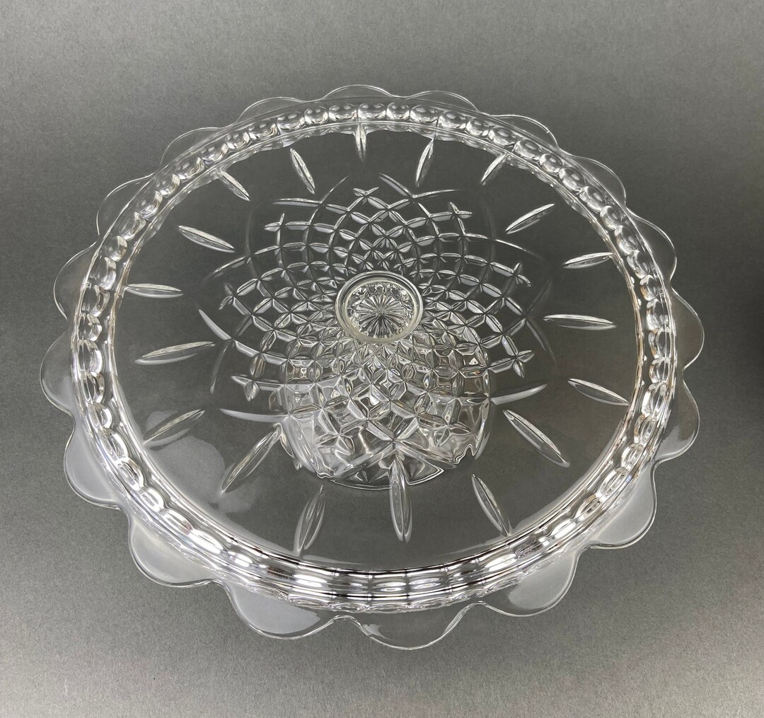 Cake Stand or Pastry Footed Dish. Glass Table Centerpiece With - Etsy