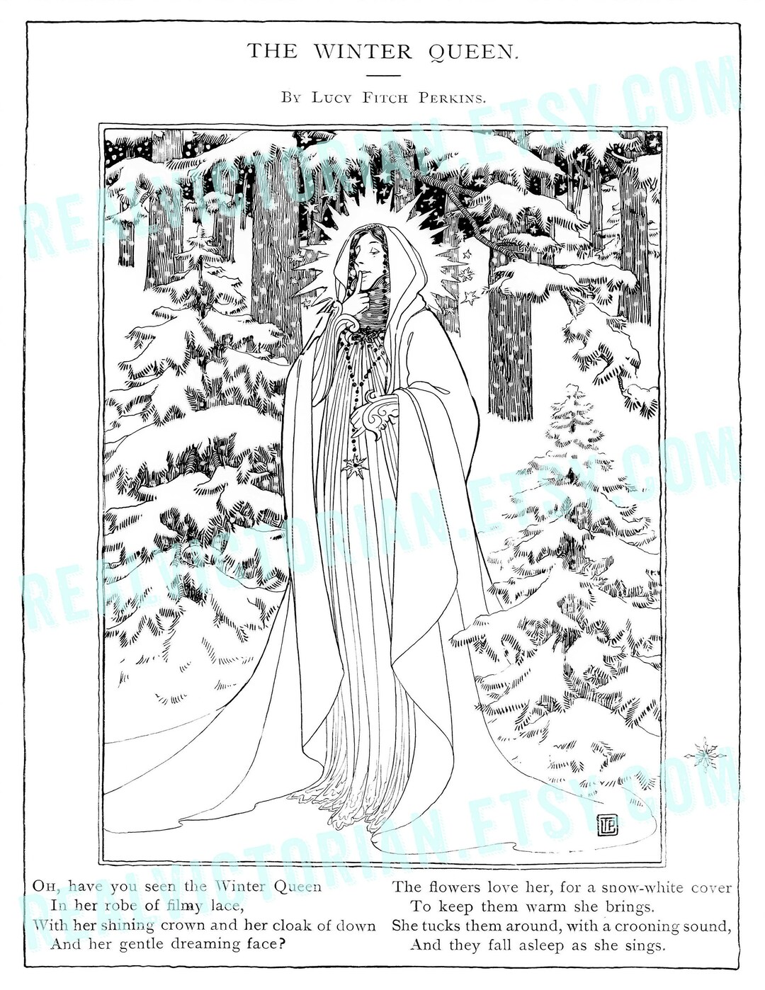 Printable Illustrated Children's Fantasy Poem Instant Download: the ...