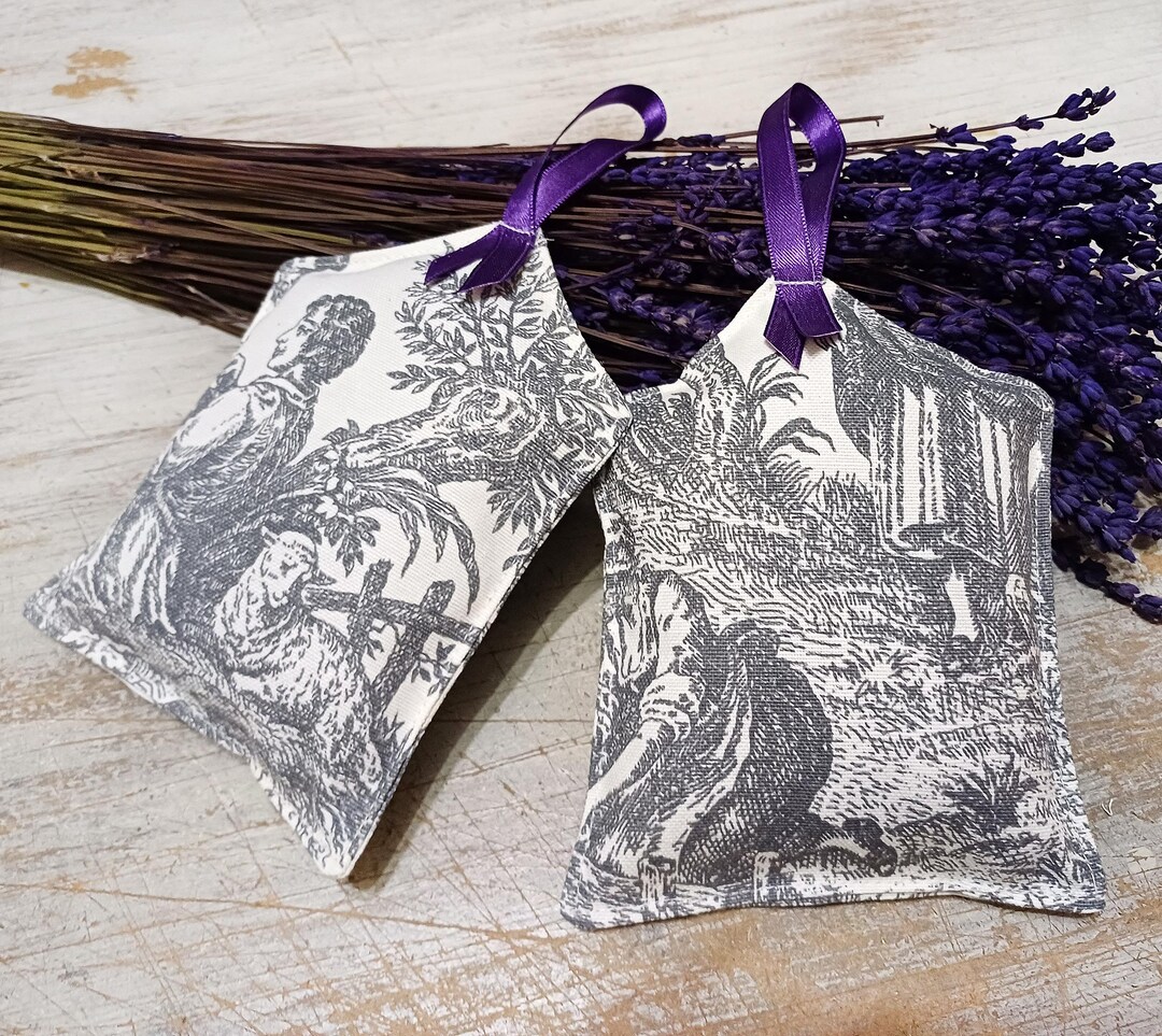 French Country Toile Lavender Sachets – 2pc Gift Set - Etsy