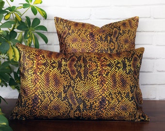 Snake Skin Pillow - Etsy