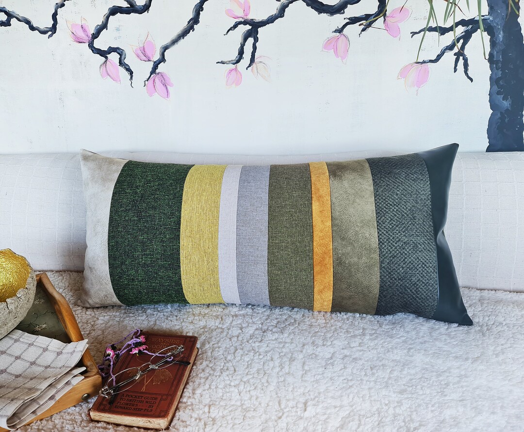 Halloween Autumn Decor Pillow Cover/lumbar Sustainable Cover Segmented ...