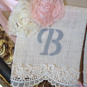 Custom Burlap Lace Banners, Wedding Decor, Bridal Shower Gift/shabby ...
