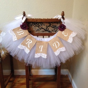 Bride Burlap and Lace Banner, Shabby Chic, Bridal Shower Decor, Wedding ...