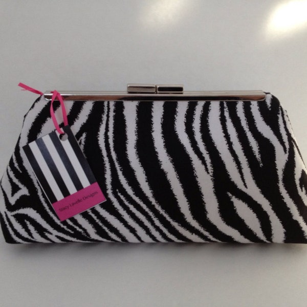 Zebra Clutch - Etsy