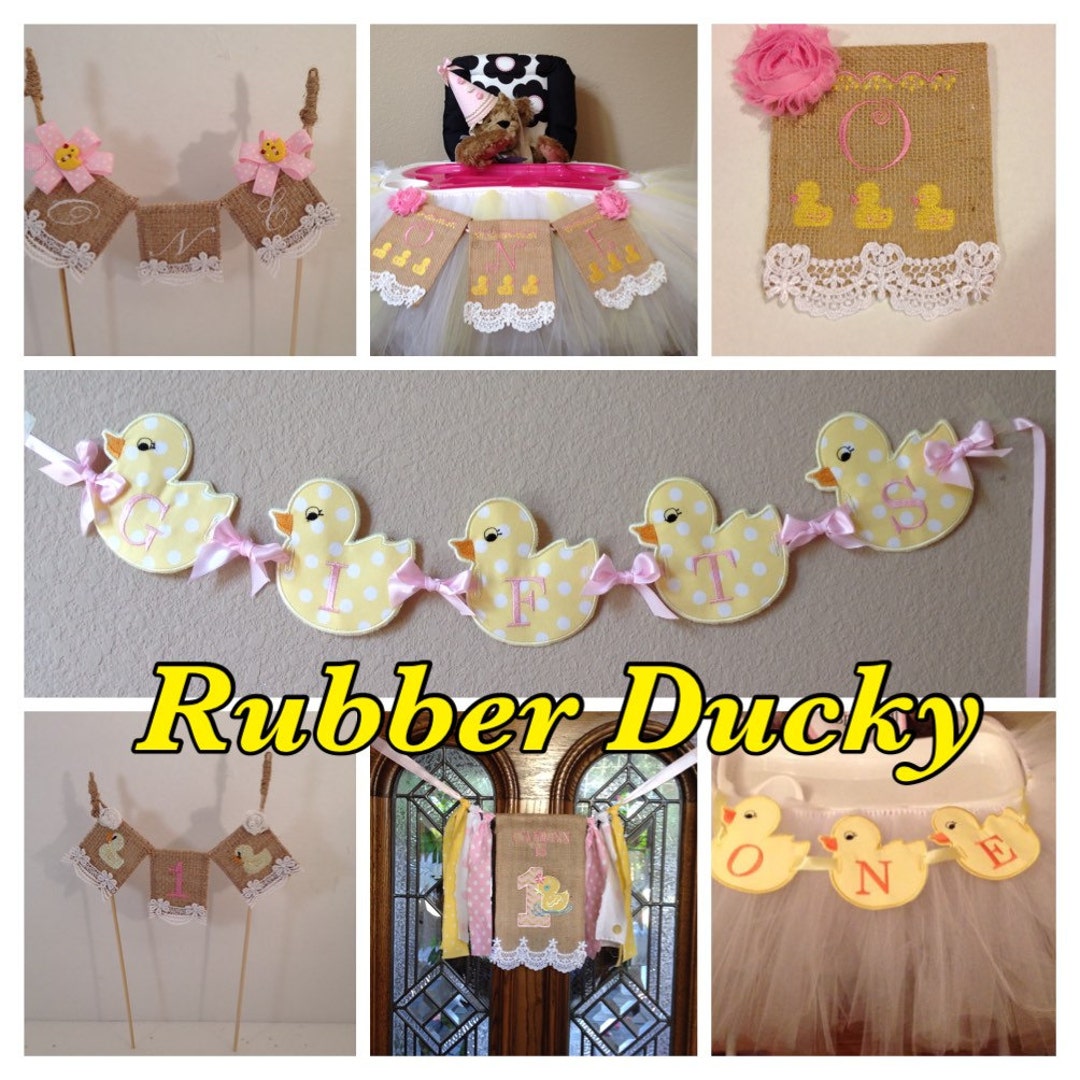 Duck Theme Gifts Banner, Shabby Chic, Birthday Decor - Etsy