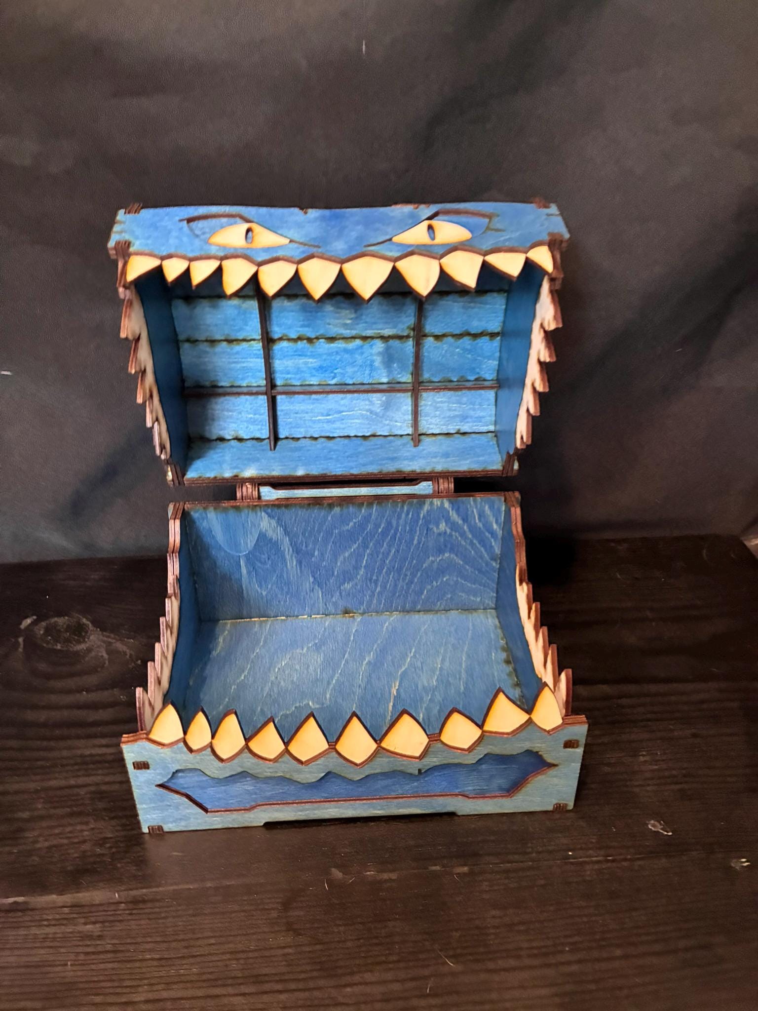 Large Mimic Box Stained Single Colors (white Accents) - Etsy