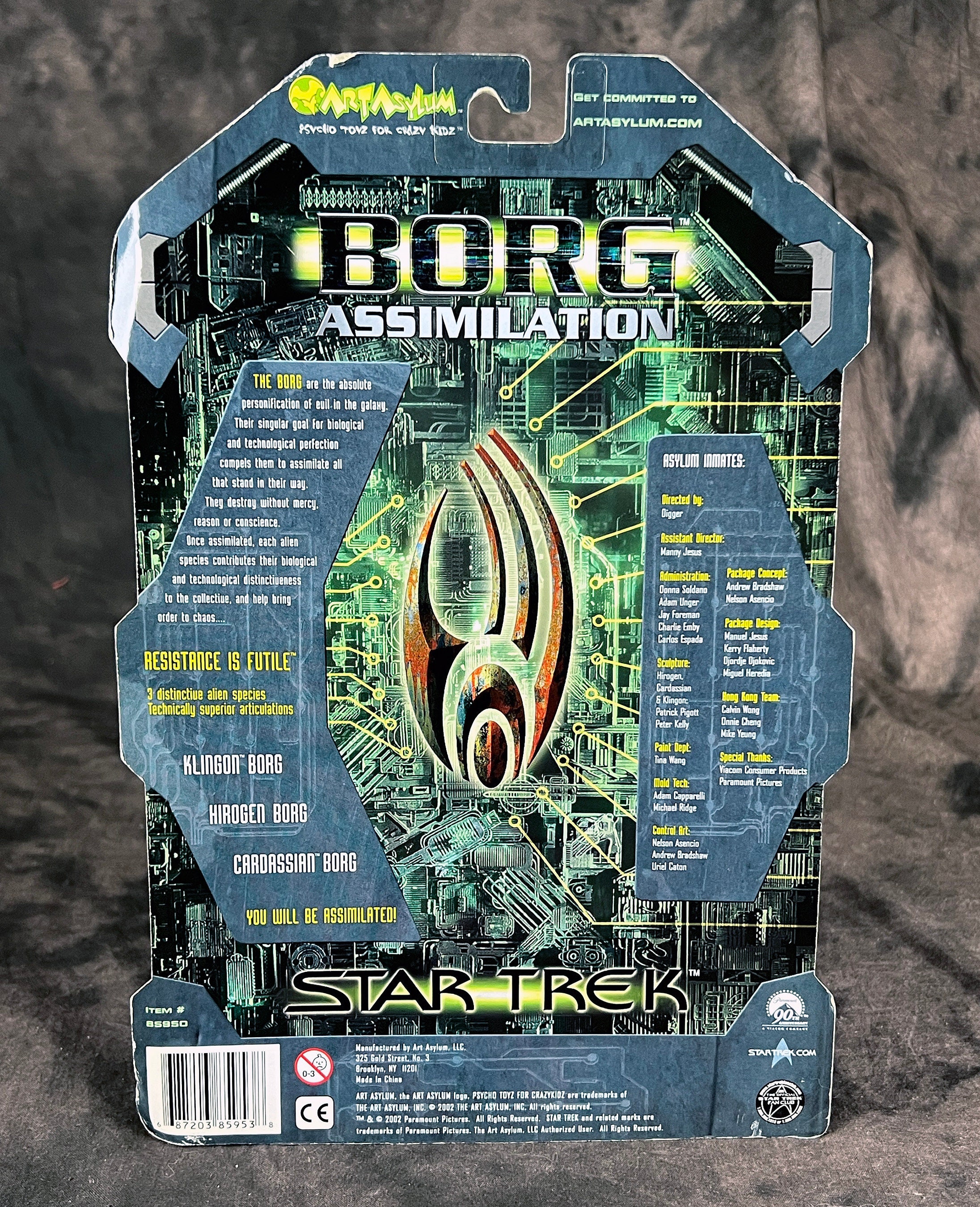 Star Trek Art Asylum Borg Assimilation 2002 Hirogen MOC NIB - Etsy