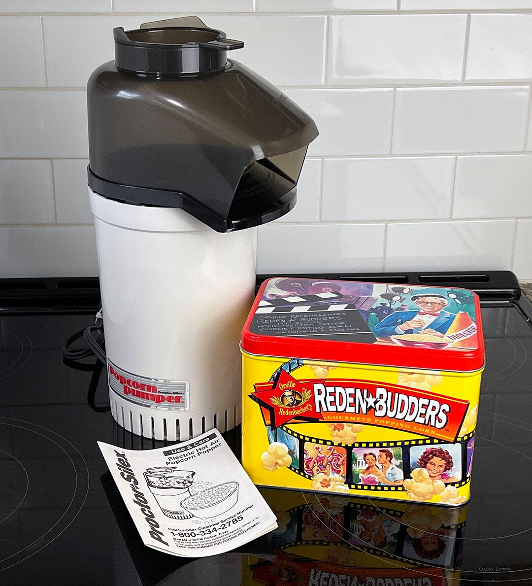 Vintage Proctor-silex 5 Quart Electric Hot Air Popcorn Pumper Popper ...