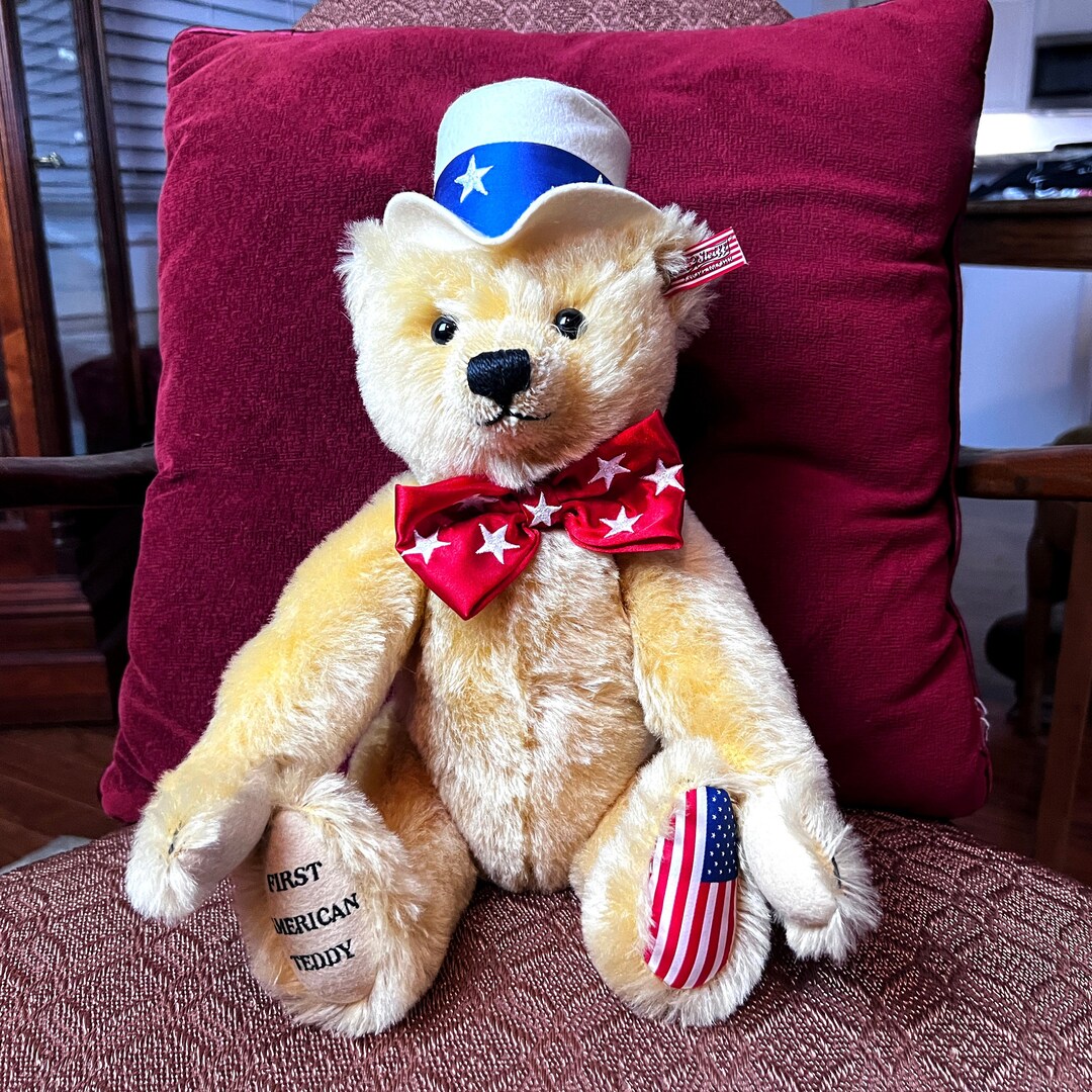 Collectible Steiff "1st American Teddy" Bear: 2003 Limited Edition ...