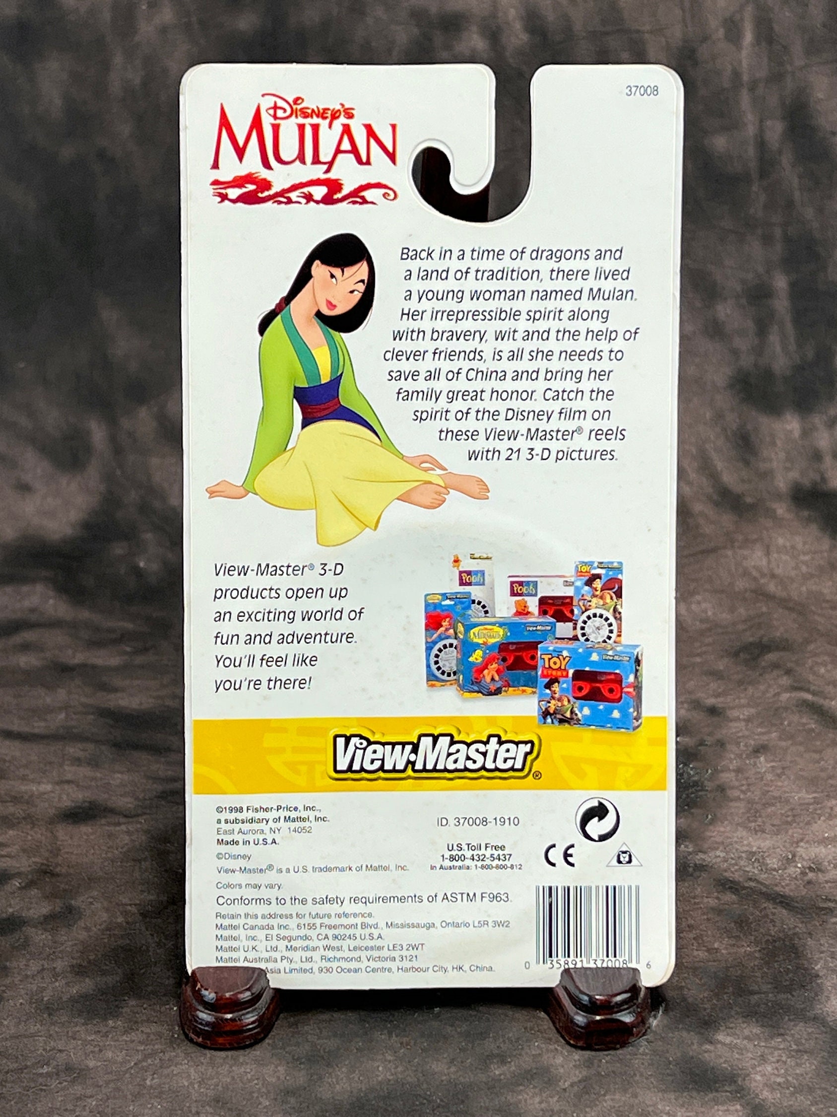 View-master 3-D Reels of Disney's Mulan Set of 3 Reels - Etsy