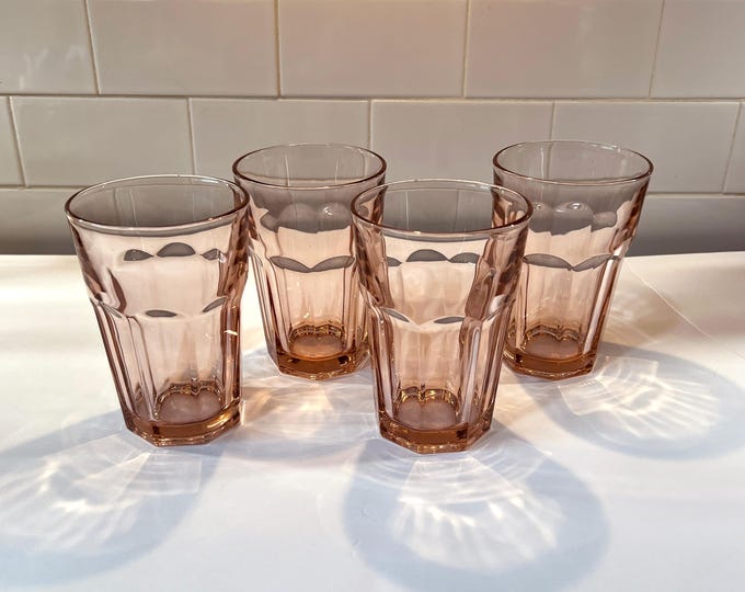 Vintage Libbey Gibraltar Pink Iced Tea Glasses (set of 4) - Etsy
