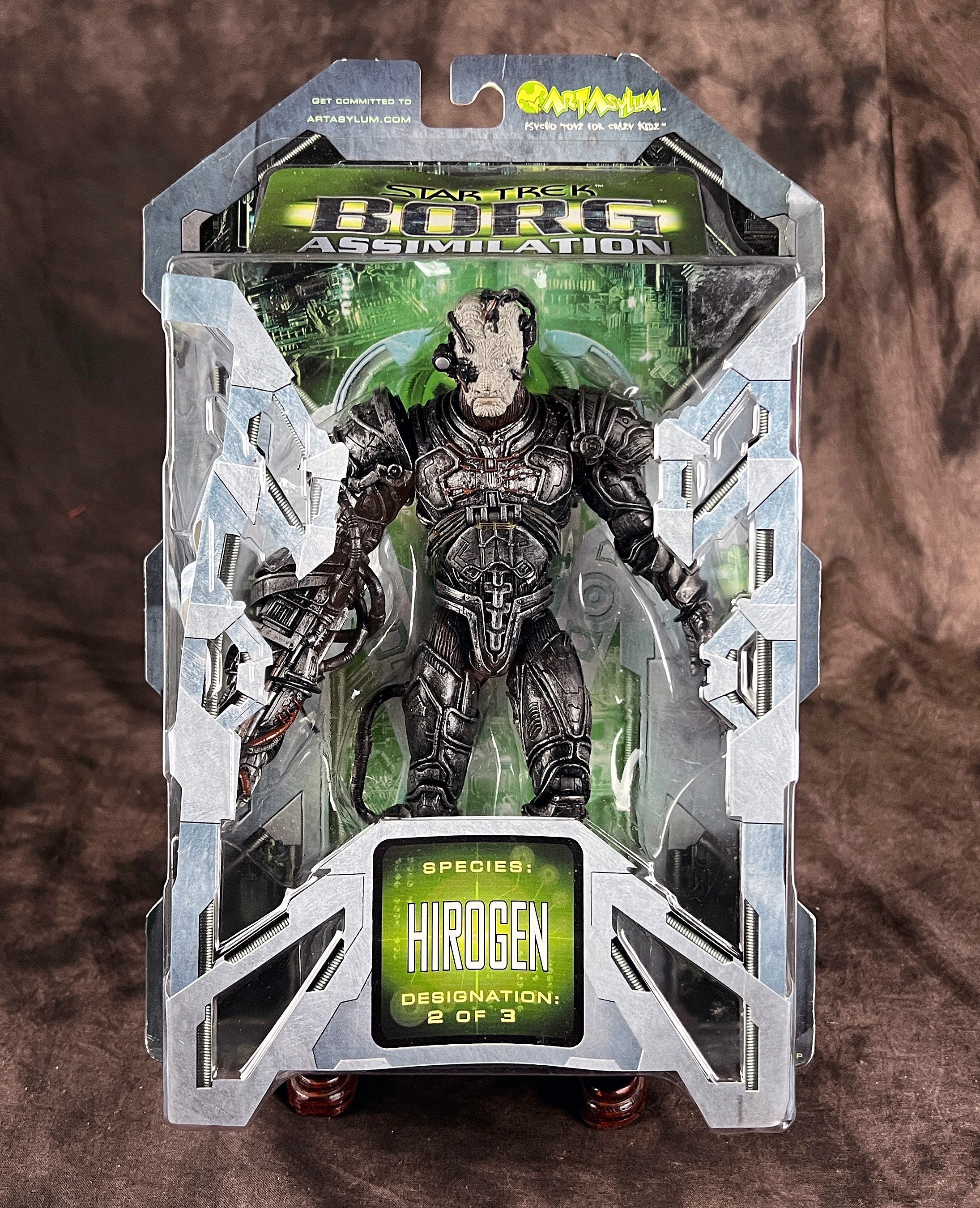 Star Trek Art Asylum Borg Assimilation 2002 Hirogen MOC NIB - Etsy