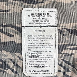 SALE! Vintage Woman's US Air Force Camouflage Utility Coat or Jacket ...