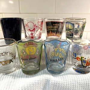 SALE 8 Cute, Rare Vintage Souvenir Shot Glasses: NYC, Pennsylvania 2 ...