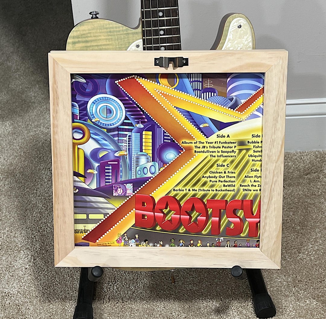 Vinyl Record Frame - Solid Natural Pine Wood / Acrylic Album Frames for ...