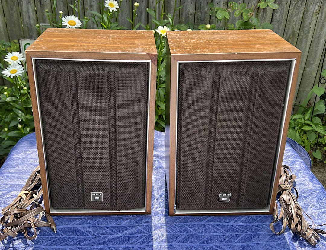 Vintage Sony SS-310 Speakers: 1970s Bookshelf Audio, Tested - Etsy
