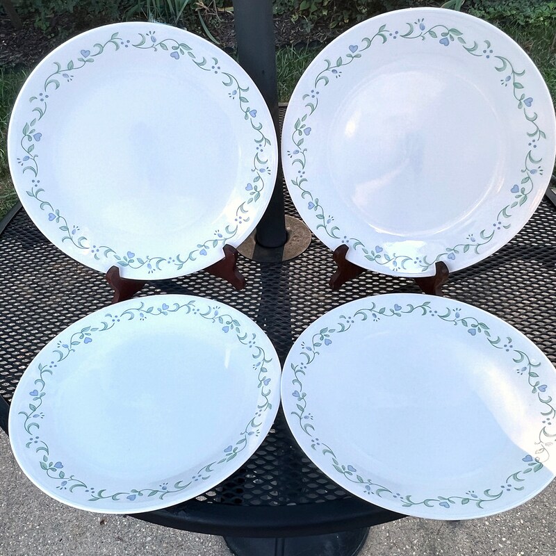 4 Dinner Plates - Etsy