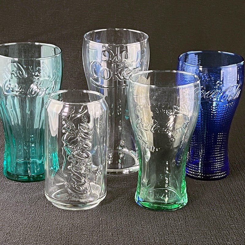 Coca Cola Glass - Etsy