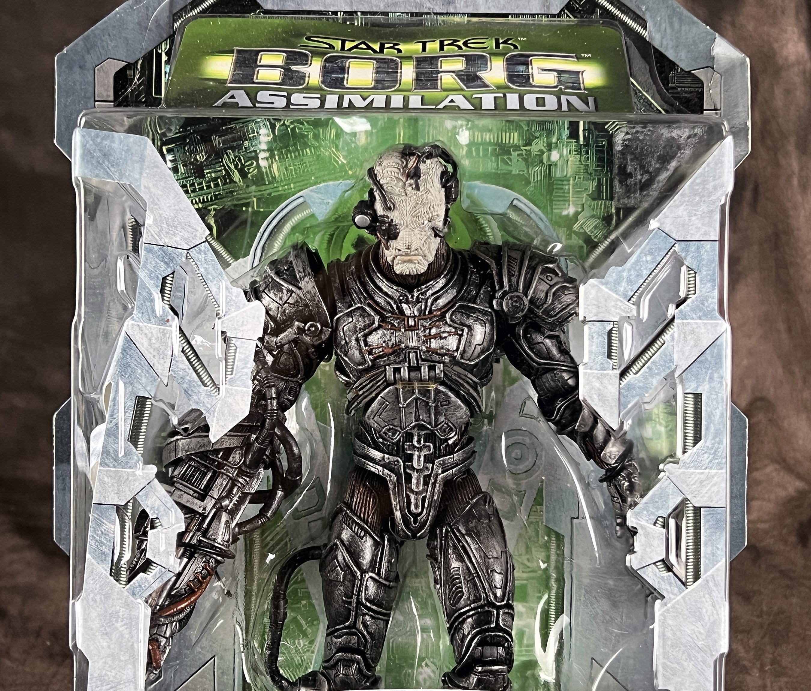 Star Trek Art Asylum Borg Assimilation 2002 Hirogen MOC NIB - Etsy