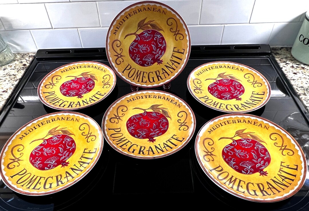 6 Oneida French Country Style Dessert or Salad Plates, A La Mode ...