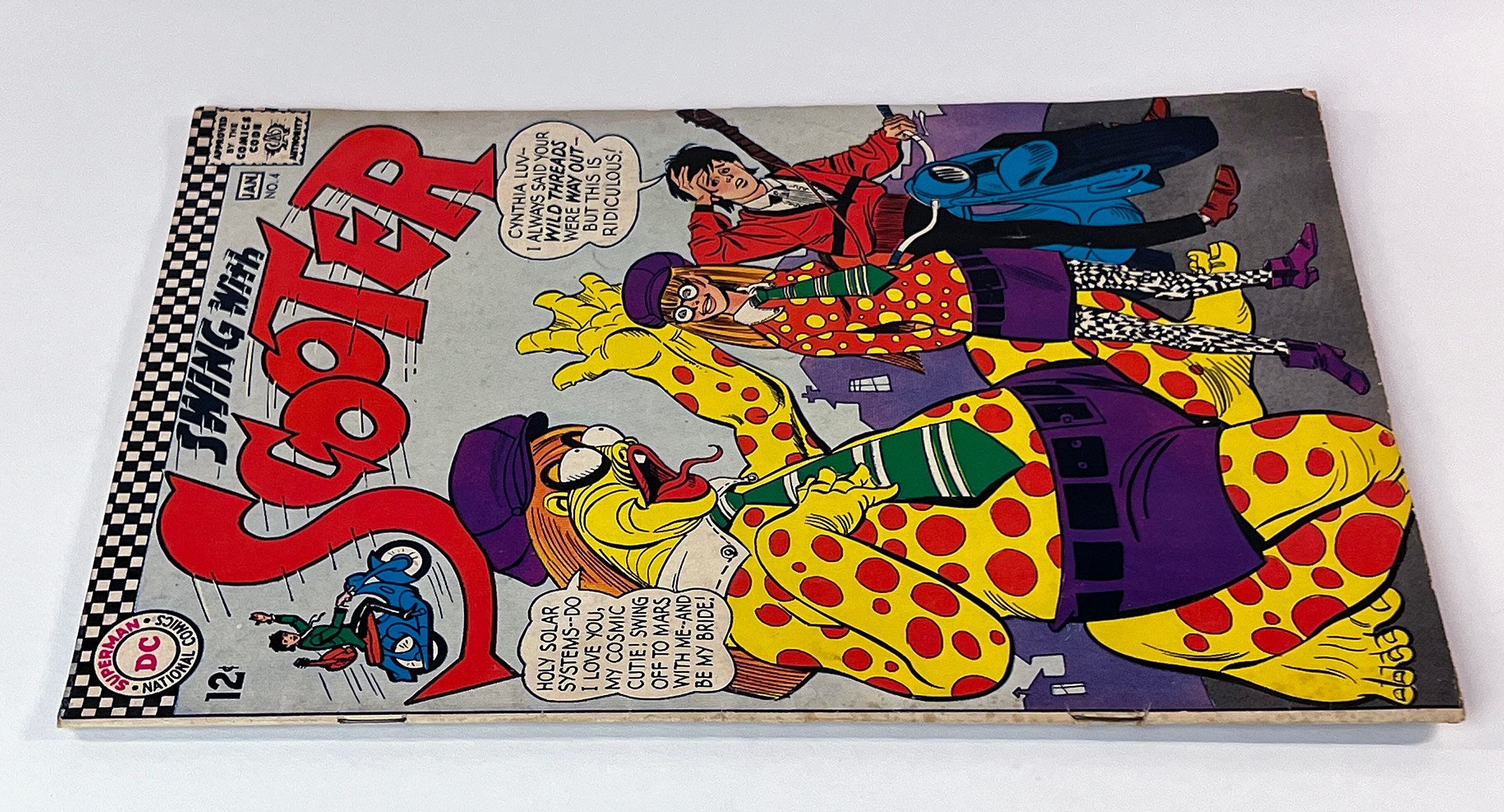 Swing With Scooter Comic Book #4, "election Au Go Go, DC Comics ...