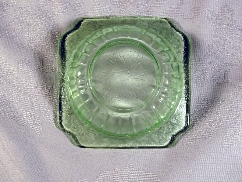 Antique Green Adam Pattern Depression Glass Berry Bowl - Etsy