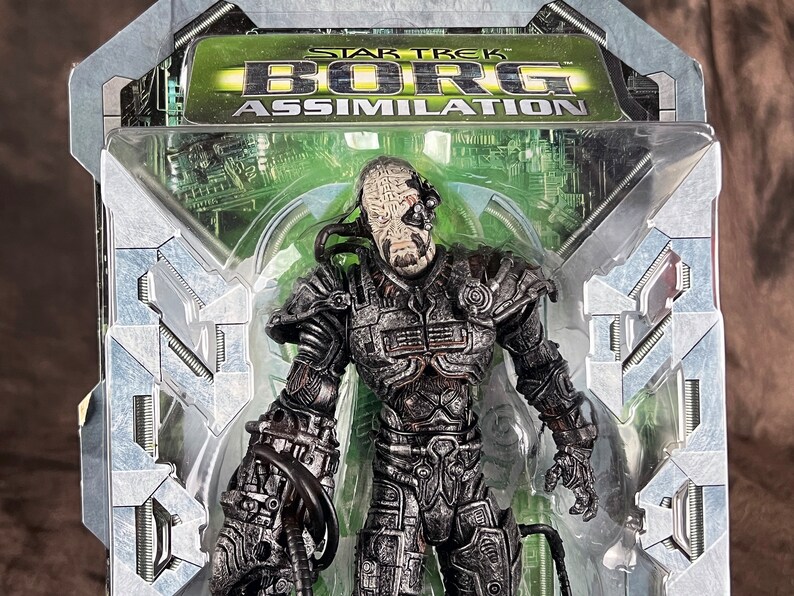 Star Trek Art Asylum Borg Assimilation 2002 Klingon MOC NIB - Etsy