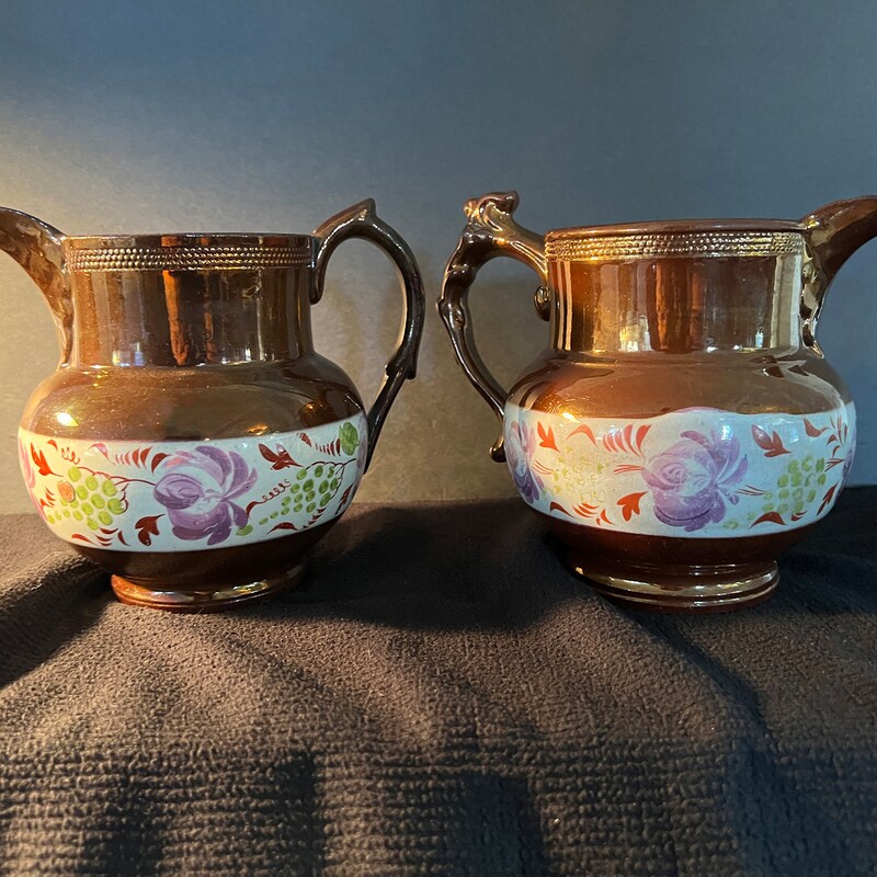 Antique Pink Lusterware - Etsy