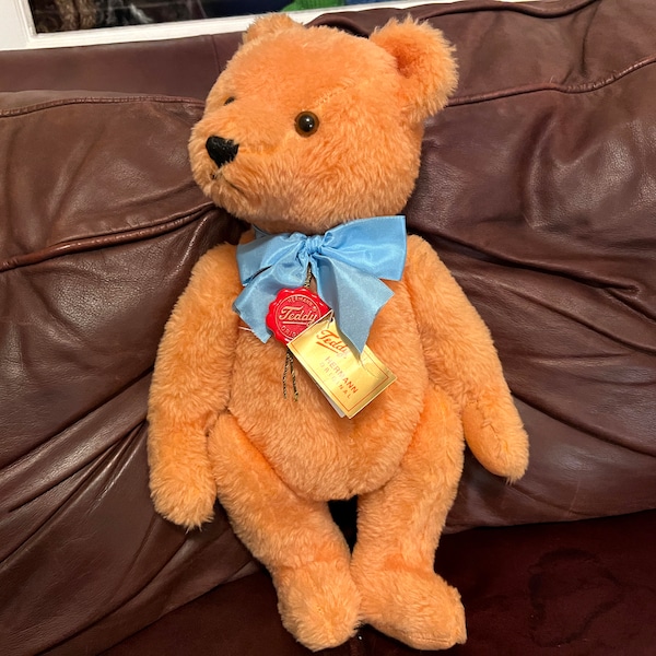 Yellow Teddy Bear - Etsy