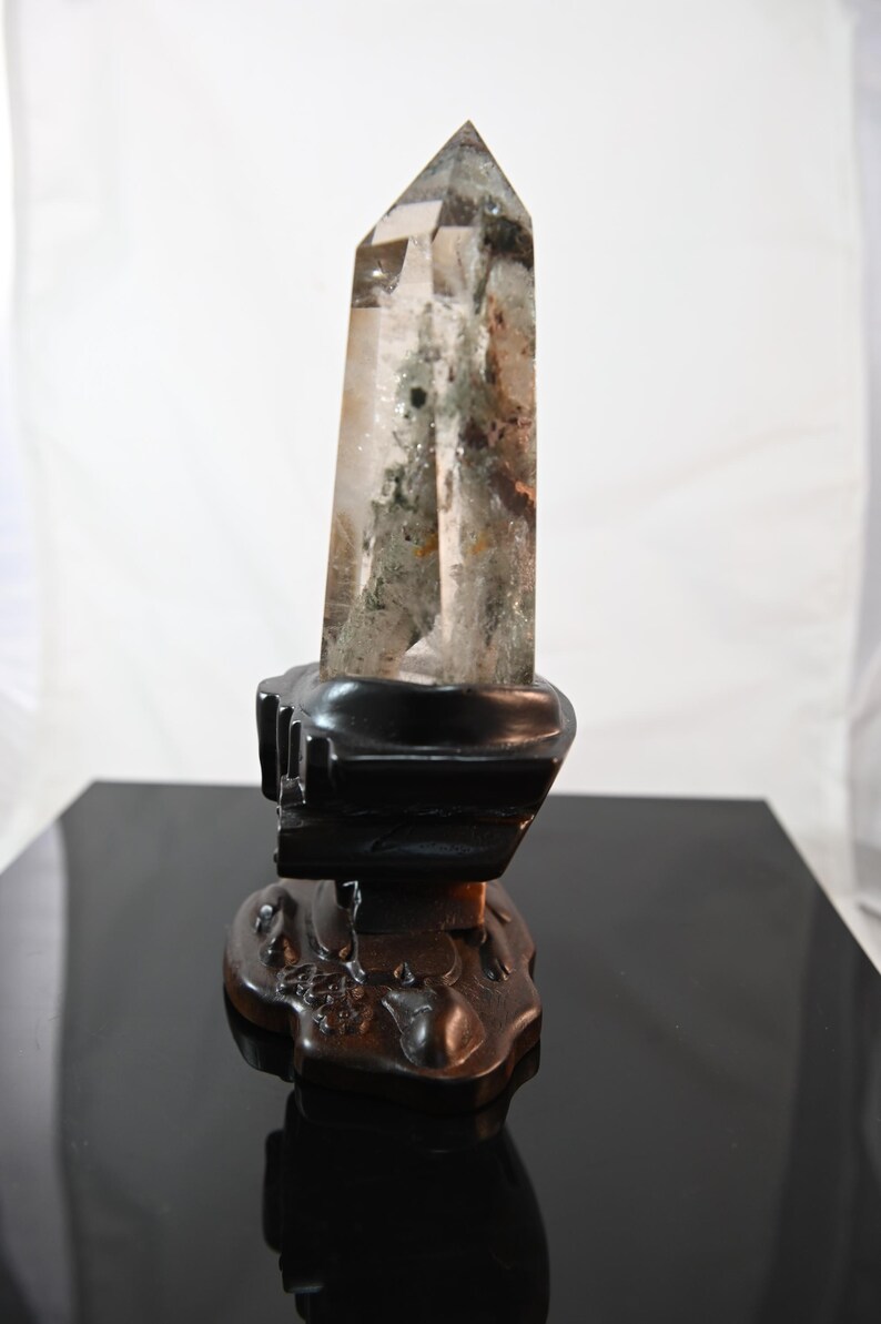 Chlorite Garden Quartz Tower Altar Stone - Etsy